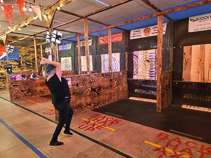 Urban Axe Yard proves retirement doesn't mean slowing down&mdash;it means finally having time to throw sharp objects at wooden targets without judgment.
