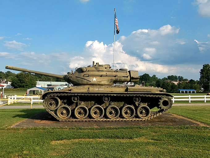 Freedom isn't free, but honoring it can be. This preserved military tank at Veterans Memorial Park reminds visitors of sacrifices made while offering cost-free education.