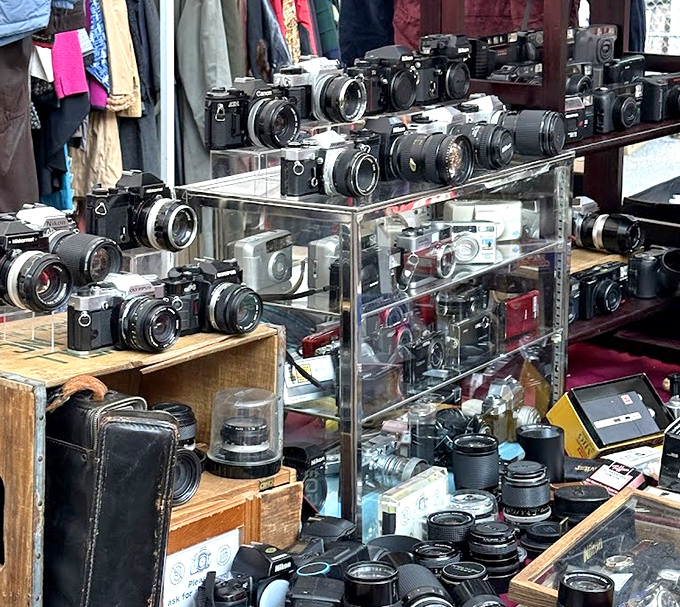 Analog dreams in a digital world. These vintage cameras once captured someone's precious memories—now they could be capturing yours.