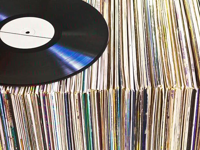 Vinyl paradise where your parents' music collection lives on, scratches and all.