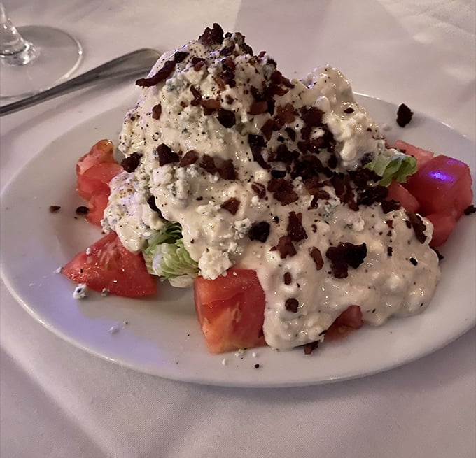 The wedge salad&mdash;that brilliant American invention where we figured out how to make a quarter head of iceberg feel like a luxury item.