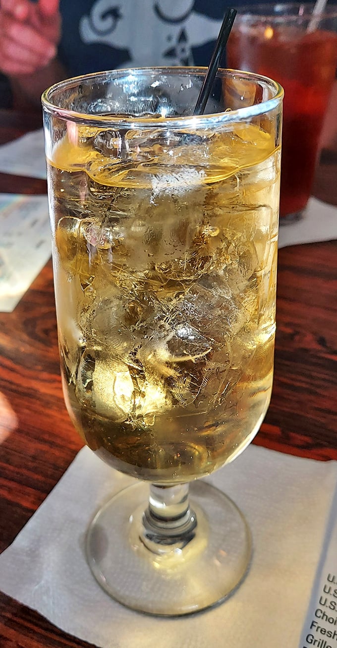 A proper whiskey served in a proper glass. No mixology theatrics needed when the pour is this generous and the company this good.