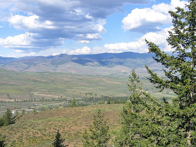 The Methow Valley unfolds like nature's quilt&mdash;patches of forest, meadow, and distant peaks stitched together by invisible threads of mountain air.