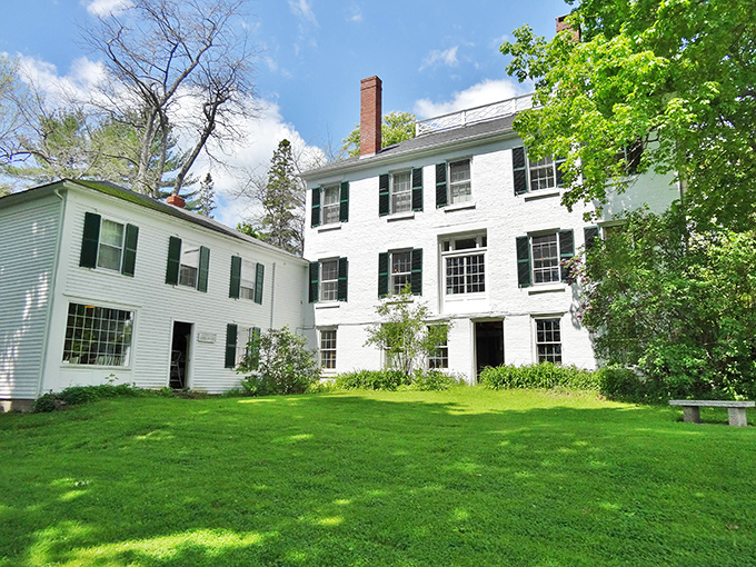 These pristine white Federal-style buildings aren't just architectural eye candy&mdash;they're living museums where Wiscasset's past and present gracefully coexist.