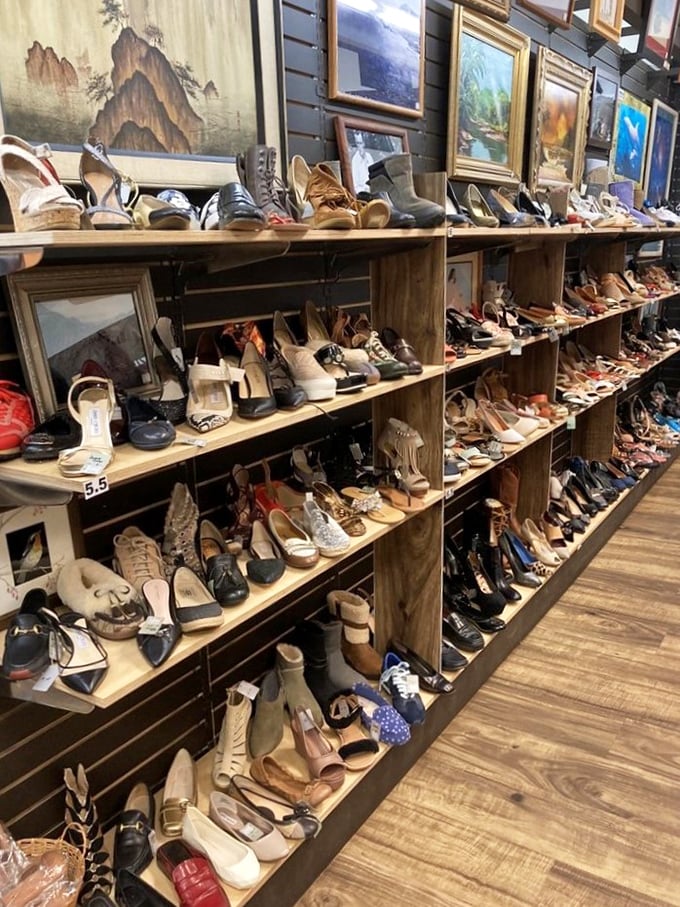 Shoe paradise where Carrie Bradshaw would lose her mind. Every style, every size, every occasion&mdash;all waiting for the right feet.