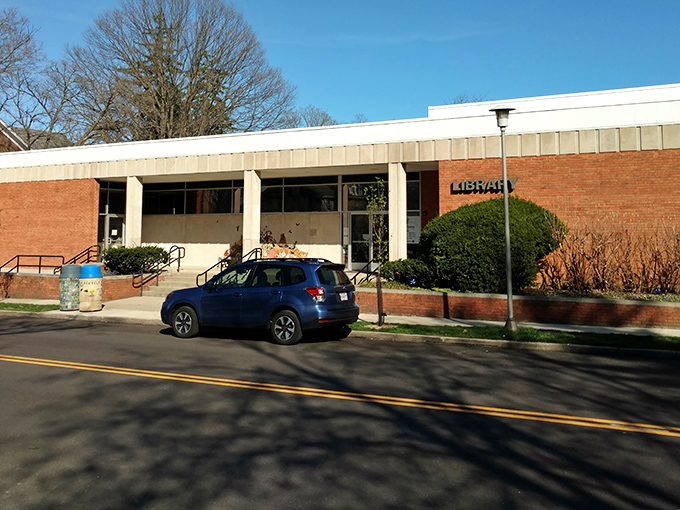 The Yellow Springs Community Library offers literary treasures in a mid-century modern setting. Books and brutalism&mdash;an architectural odd couple that somehow works!