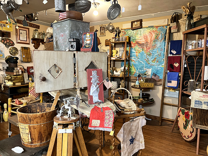 Yoder Antique Mall: where one person's "grandma's old junk" becomes another's "vintage treasure" in the great circle of retail life.