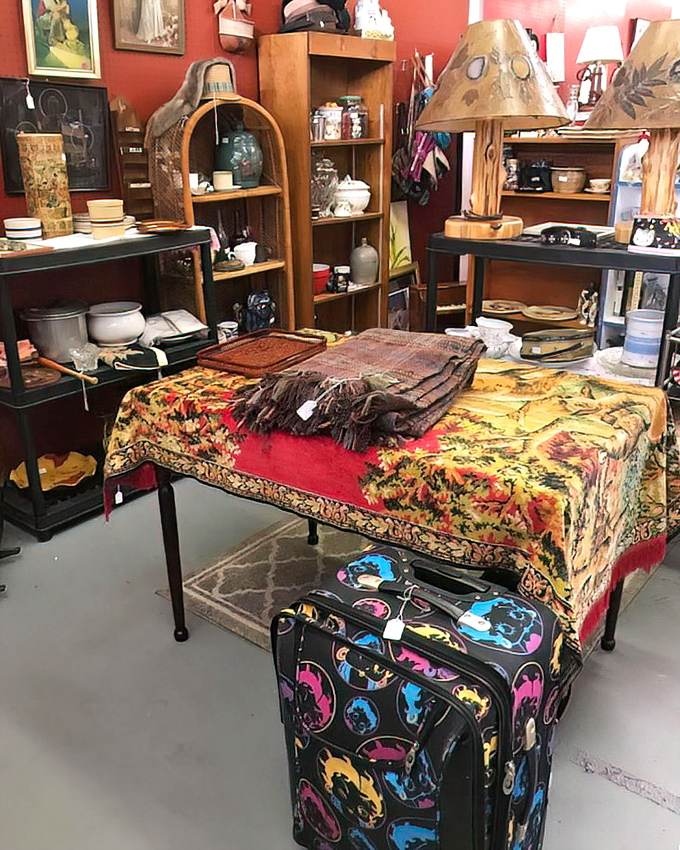 Vintage textiles and rustic d&eacute;cor create vignettes that could have jumped straight from a designer's Pinterest board. Yesterday's treasures, today's style.