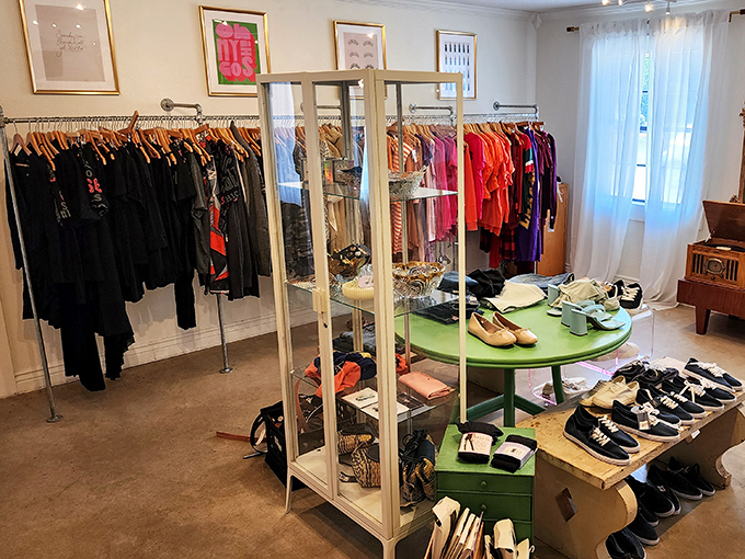 The clothing section is curated with unexpected flair &ndash; where else can vintage Levi's neighbor last season's mall brands?