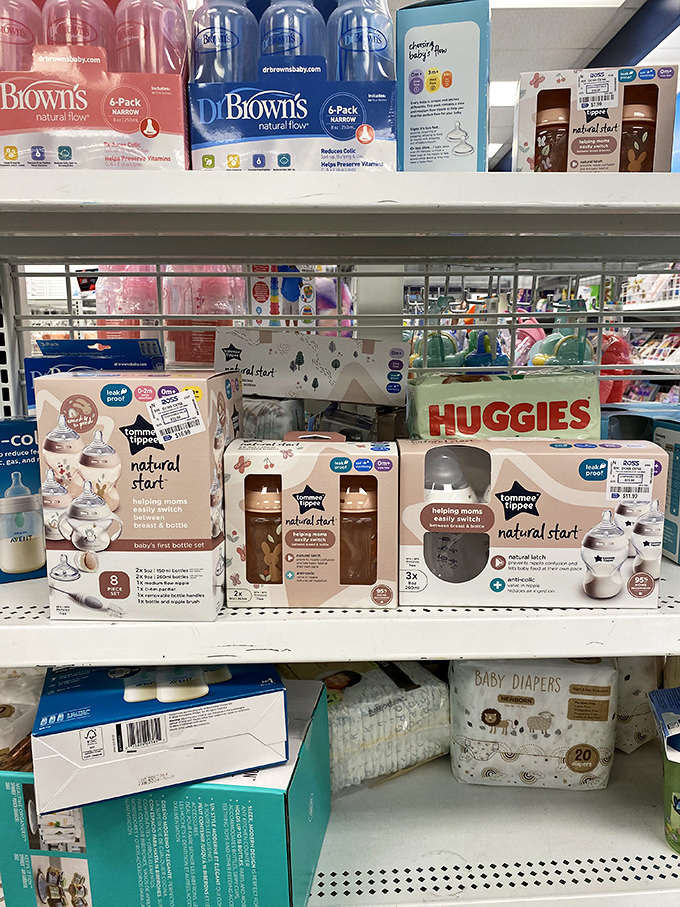 Baby bottle bonanza! The modern parent's dilemma: choosing between five nearly identical options while wondering how something so small costs so much.