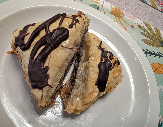 When dessert looks this good, suddenly there's always room for one more bite. The baklava is worth every delicious calorie.