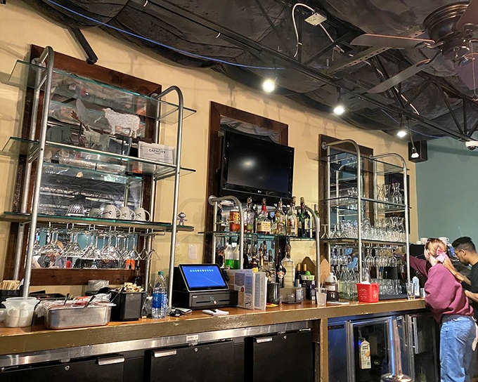 The bar area isn't just serving mimosas &ndash; it's crafting morning cocktails that make "rise and shine" more than just an expression.