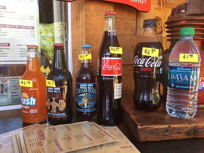 The beverage lineup includes root beer that takes you back to simpler, fizzier times.