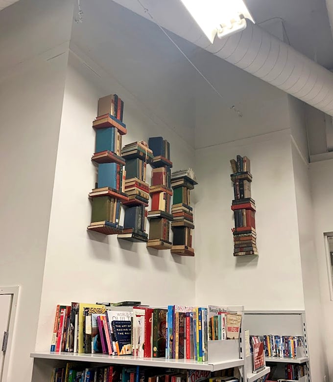 Not just books, but a literary art installation&mdash;proof that even in the digital age, physical pages still have plenty of stories to tell.