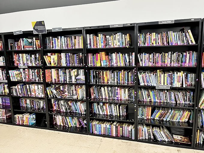 Bibliophiles beware: these well-stocked shelves have caused many to enter for "just one book" and leave with armloads of literary treasures.