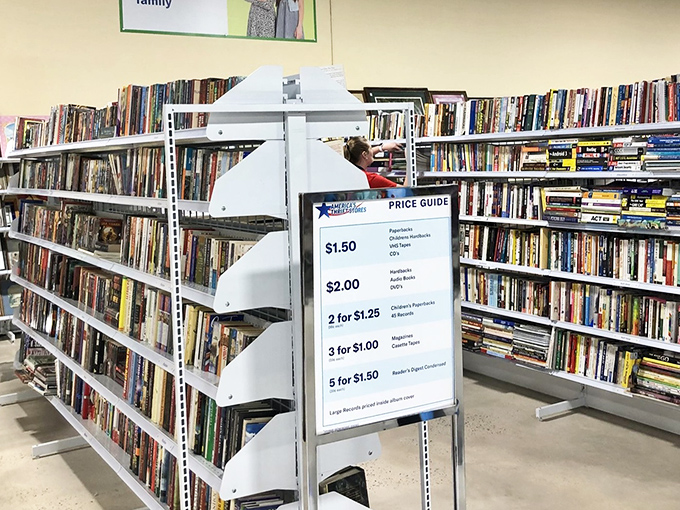 Books line these shelves like old friends waiting to be discovered, each one ready to transport you somewhere new.