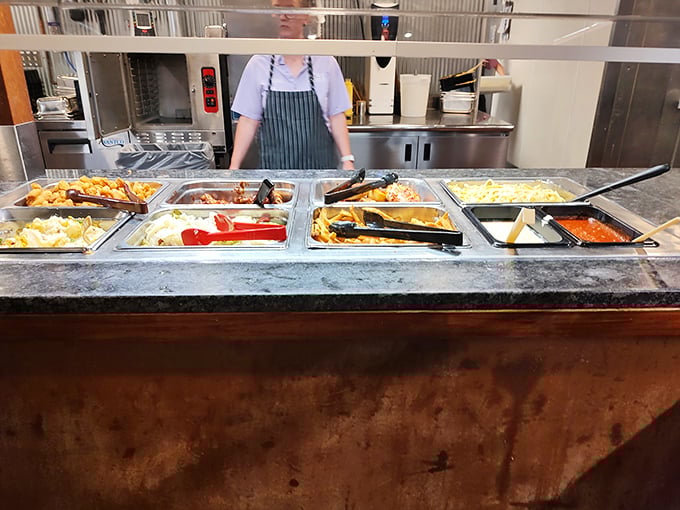 Behind every great buffet is a staff member tending to these treasure troves of flavor&mdash;the culinary equivalent of Willy Wonka's chocolate river.