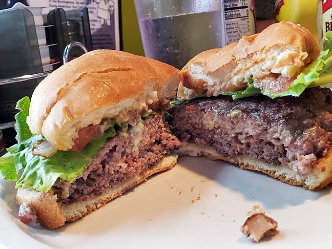 This isn't just a burger &ndash; it's edible architecture. Hand-formed patty, melty cheese, and a bun that somehow contains the delicious chaos.
