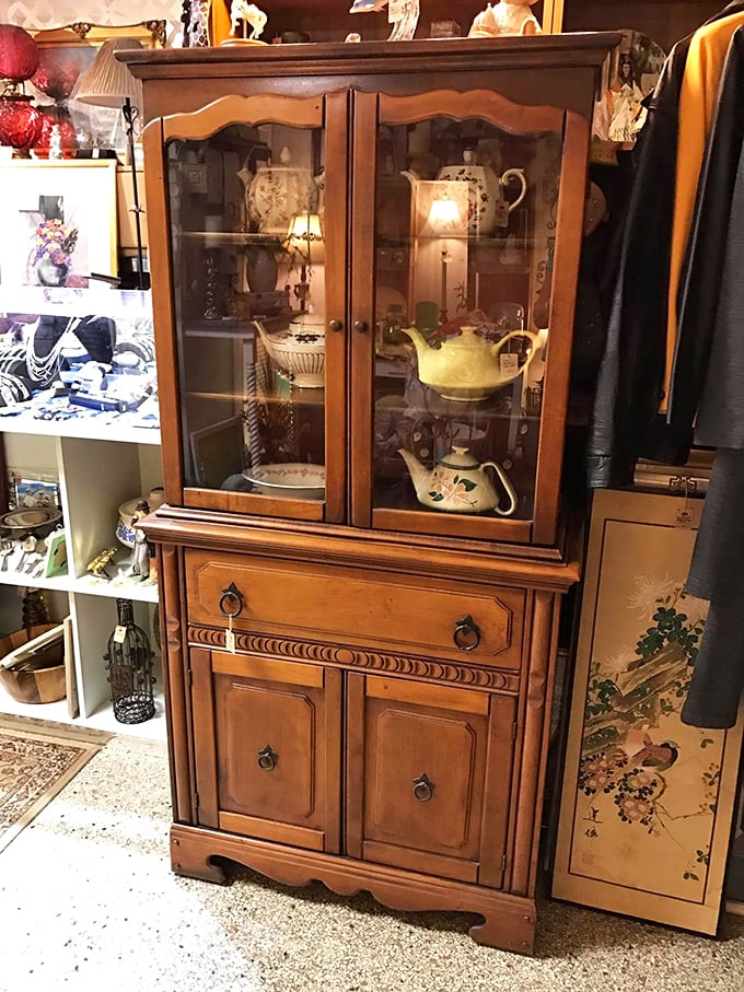 This isn't just furniture&mdash;it's a time machine. That china cabinet has probably witnessed more family dinners than Thanksgiving at Grandma's house.
