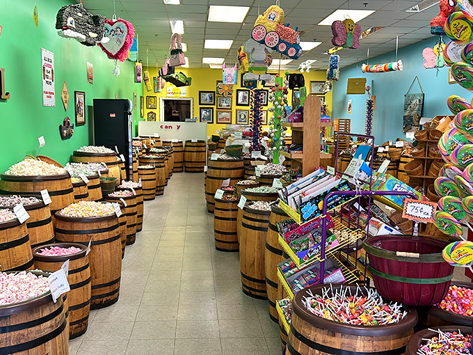 Barrel after barrel of sugary temptation&mdash;where vacation diets go to die and children's energy levels go to skyrocket.