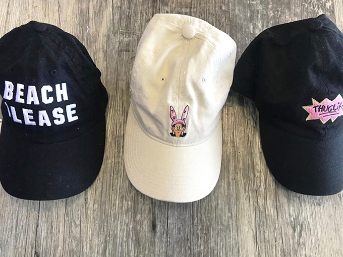 Beach vibes and attitude in hat form &ndash; because sometimes your hair and your wallet both need a break.