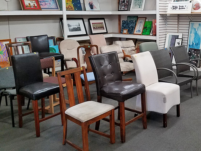 Chair-mageddon! From sleek leather to classic wood, your perfect seat awaits&mdash;assuming you can decide which personality to bring home.