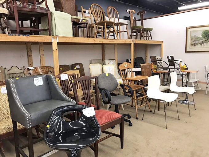 Chair-vana for the indecisive shopper. Modern, vintage, office, dining&mdash;whatever your seating situation demands, this collection delivers with unexpected variety.