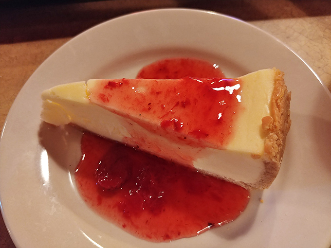 This cheesecake with strawberry topping isn't just dessert – it's the sweet finale your barbecue journey deserves after all that savory glory.