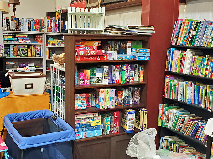 Board games and books await new families&mdash;these boxes contain rainy day entertainment that doesn't require charging or Wi-Fi.