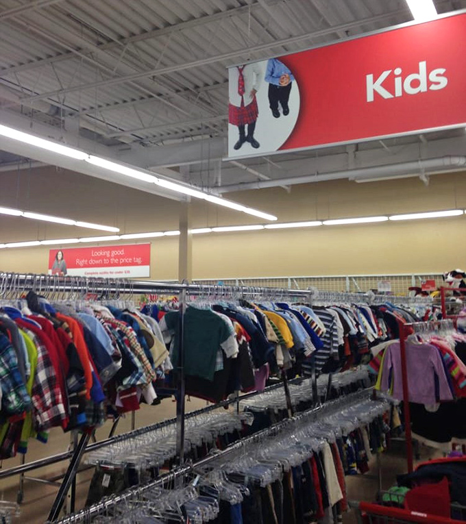 The children's clothing section &ndash; where tiny fashionistas can build their wardrobes without parents having to take out a second mortgage.