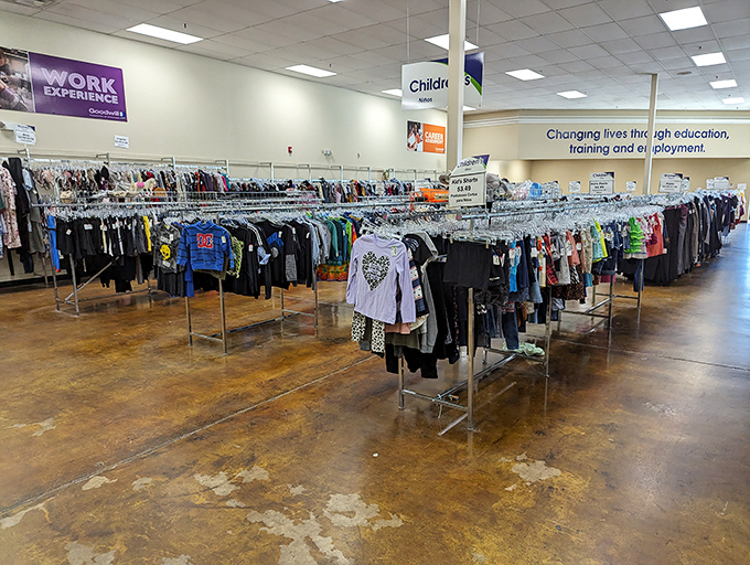 The children's clothing section&mdash;where tiny fashionistas can build their wardrobes without breaking their parents' piggy banks.