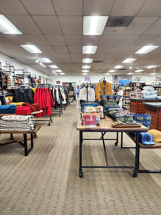 Neatly organized displays that transform "just browsing" into "somehow I'm carrying six items to the register" in record time.