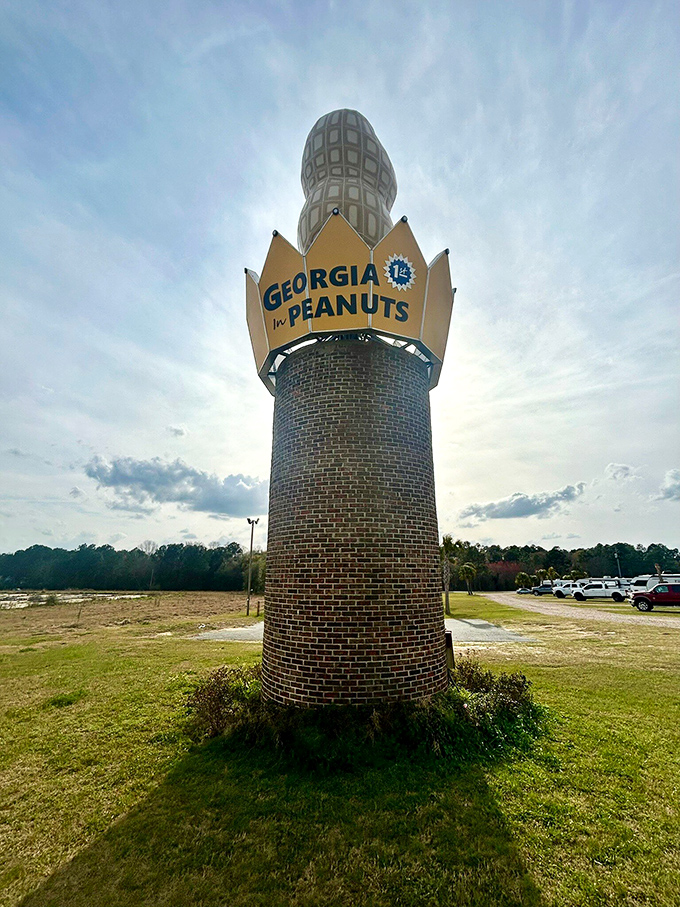 Sunset casts a dramatic glow on this roadside celebrity. Even after thousands of photos, the monument still knows its best angle.