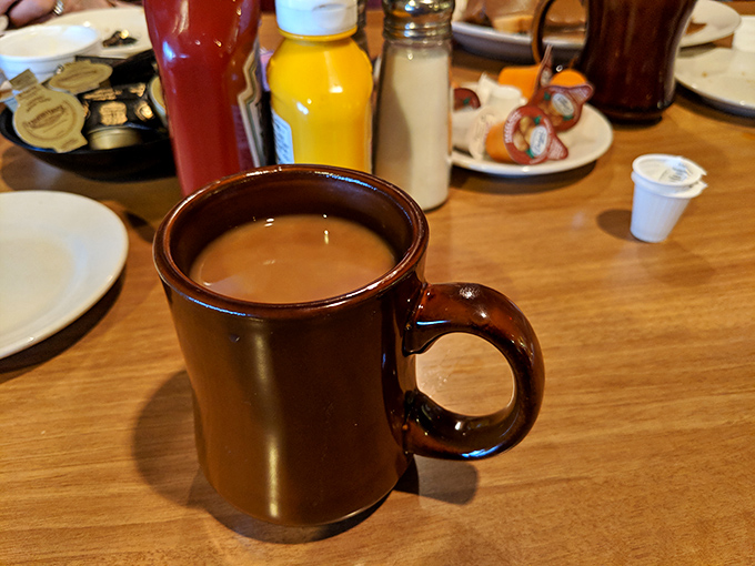 The humble brown coffee mug&mdash;steadfast companion to countless conversations and the perfect vessel for what might be the Midwest's most reliable cup of joe.