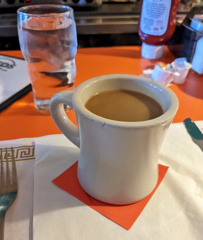The coffee at Fred's comes in these sturdy white mugs that somehow make everything taste better&mdash;like drinking from the Holy Grail of diner culture.