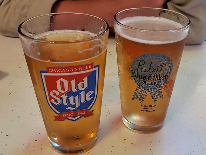 Old Style and PBR&mdash;because sometimes the perfect beer isn't the one with fourteen adjectives and a backstory, but the one that tastes like Chicago.