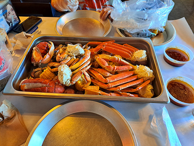 When crab legs arrive like this, it's not dinner&mdash;it's an event. Bring your appetite and leave your white shirts at home.