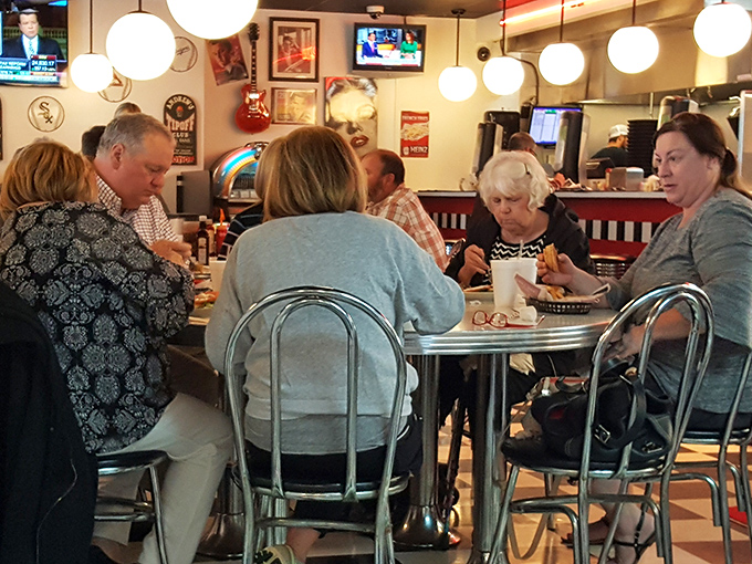 Where strangers become neighbors and neighbors become friends&mdash;all bonded by the universal language of "pass the ketchup, please."