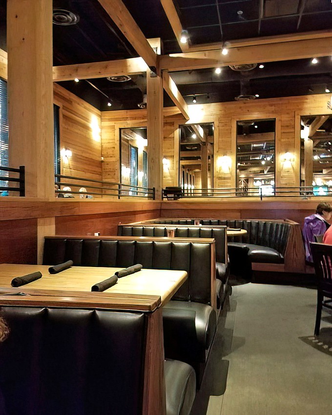 Leather booths and wooden accents create that sweet spot between "special occasion" and "come as you are" dining that's increasingly rare these days.