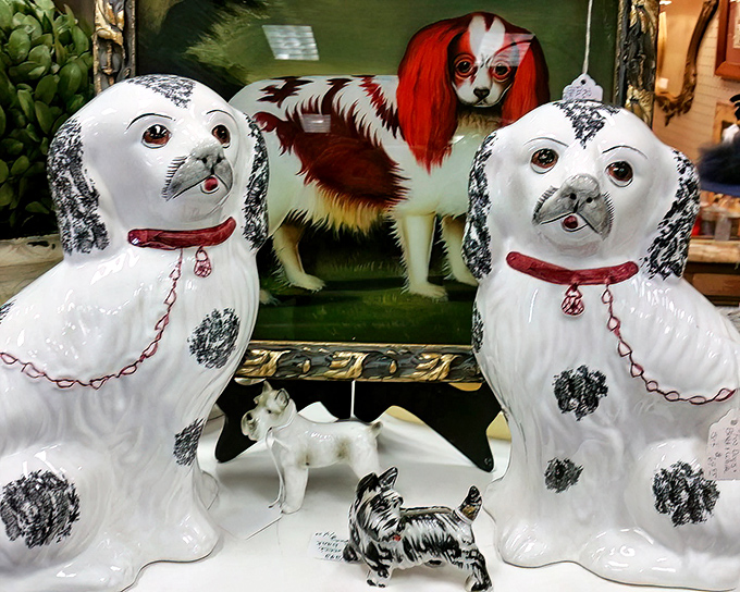 These ceramic canines have been loyally guarding someone's mantel since the Eisenhower administration &ndash; now they're looking for a new home.