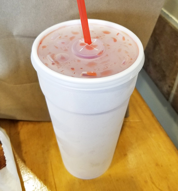 JC's Punch&mdash;the mysterious house specialty that provides sweet relief from the savory intensity of your cheesesteak adventure.