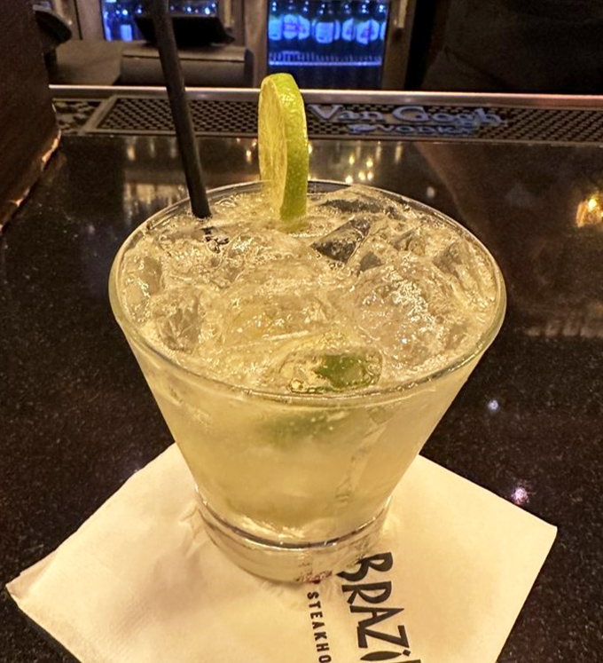 The caipirinha&mdash;Brazil's national cocktail&mdash;sits innocently in its glass, ready to convince you that lime and sugar were made for each other.