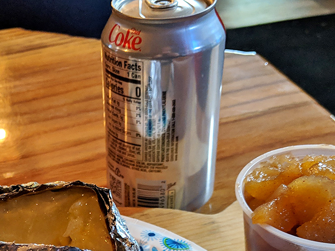 Even the simple pleasures shine here &ndash; an ice-cold Coke and spiced apples, because sometimes the perfect accompaniment is refreshingly straightforward.