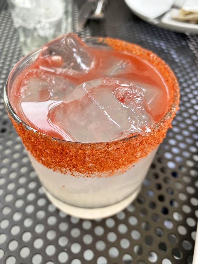 This isn't just a cocktail&mdash;it's a spicy-rimmed life decision. The kind of drink that makes you text friends: "You need to be here right now."