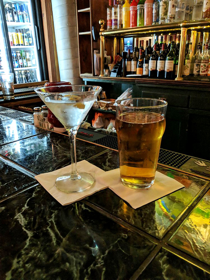 A proper pint and a classic martini &ndash; because sometimes civilization is measured by how well a bar can execute the basics.