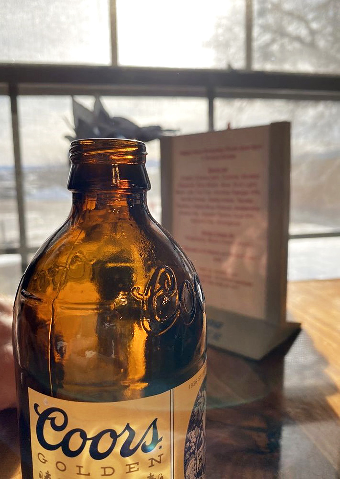 Nothing complements smoky BBQ like a cold Colorado brew. This Coors is basically wearing a "I'm with brisket" t-shirt.