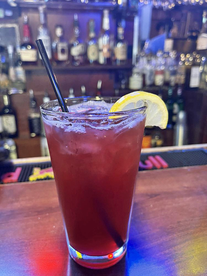 A ruby-red cocktail that promises to take the edge off after a long day&mdash;simple, honest, and without a hint of mixology pretension.