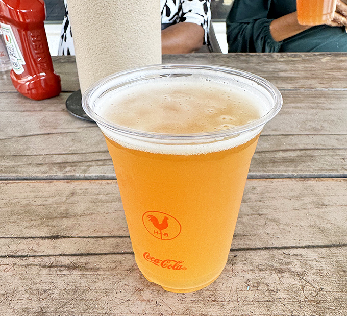 Nothing tames the fire of hot chicken like a cold, crisp beer sporting the Hattie B's logo&mdash;it's not just refreshment, it's survival equipment.