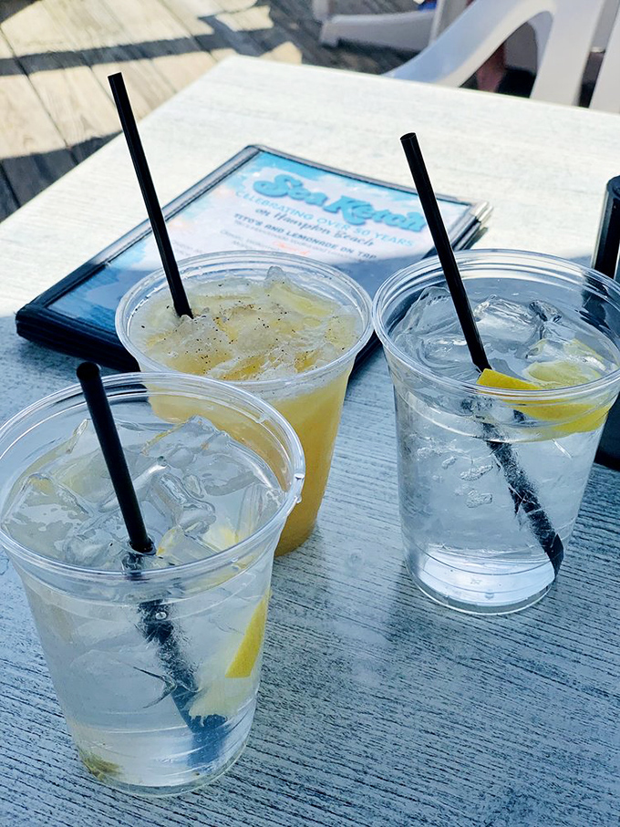 Cold drinks on a hot day with an ocean breeze &ndash; sometimes the simplest pleasures are the most memorable.