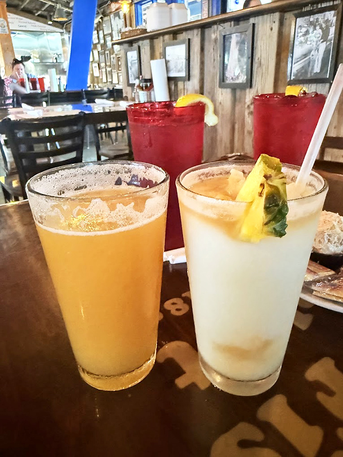 Tropical drinks that taste like vacation in a glass. These colorful concoctions are the liquid equivalent of a perfect Sarasota sunset.